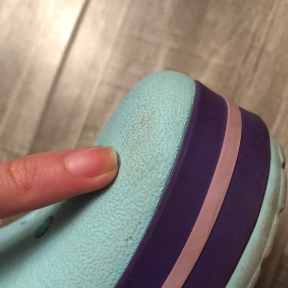 CROCS | Shoes | Blue And Purple Bayaband Crocs | Poshmark